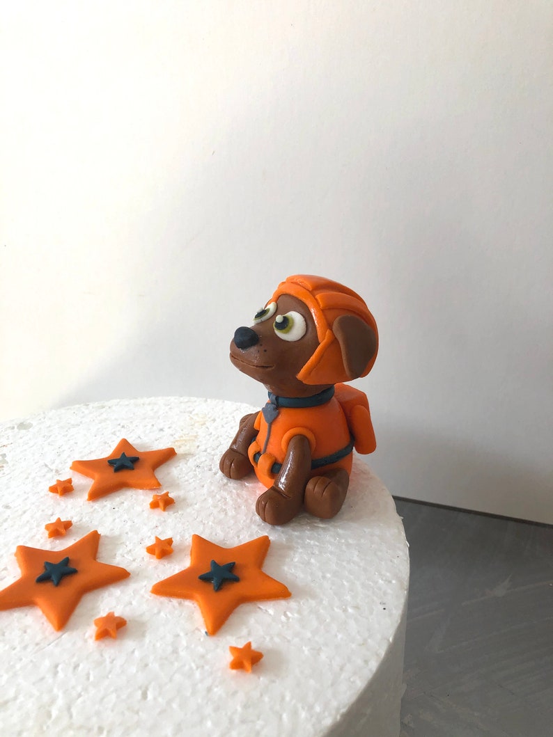 Zuma Character Paw Patrol Dog Fondant Cake Topper Cake | Etsy