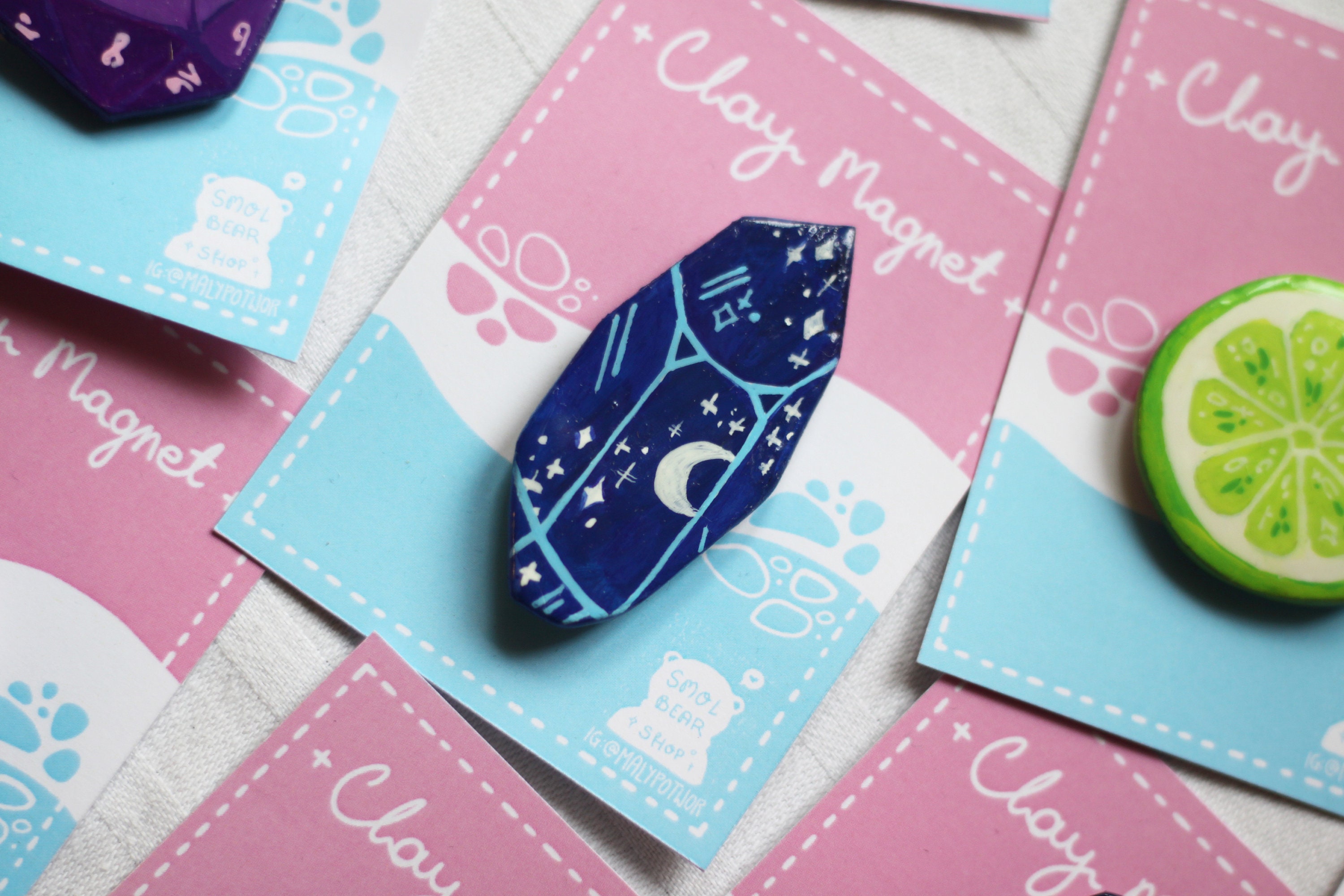 Cute Handmade Clay Magnet / Magnes - Etsy