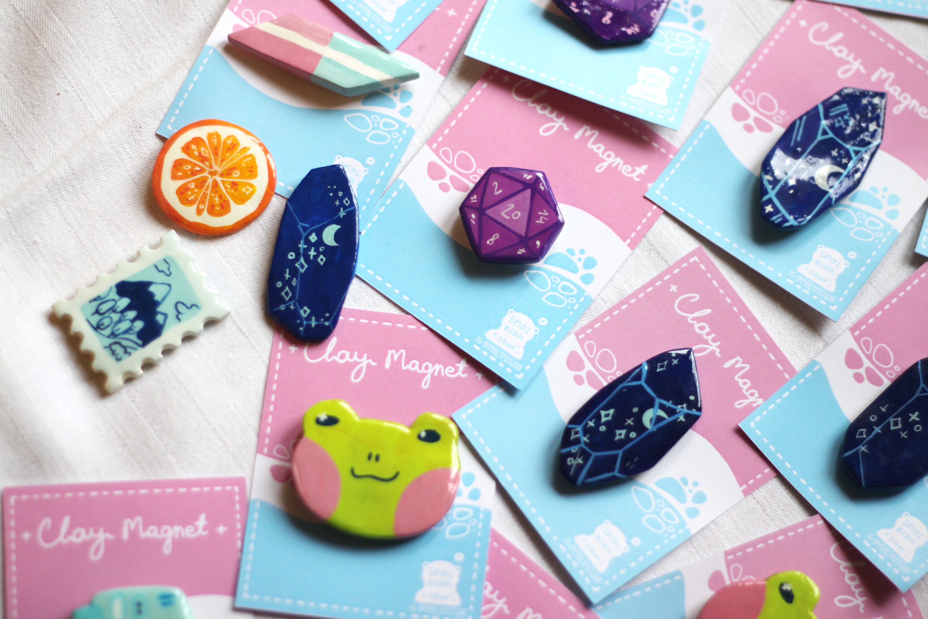Cute Handmade Clay Magnet / Magnes - Etsy