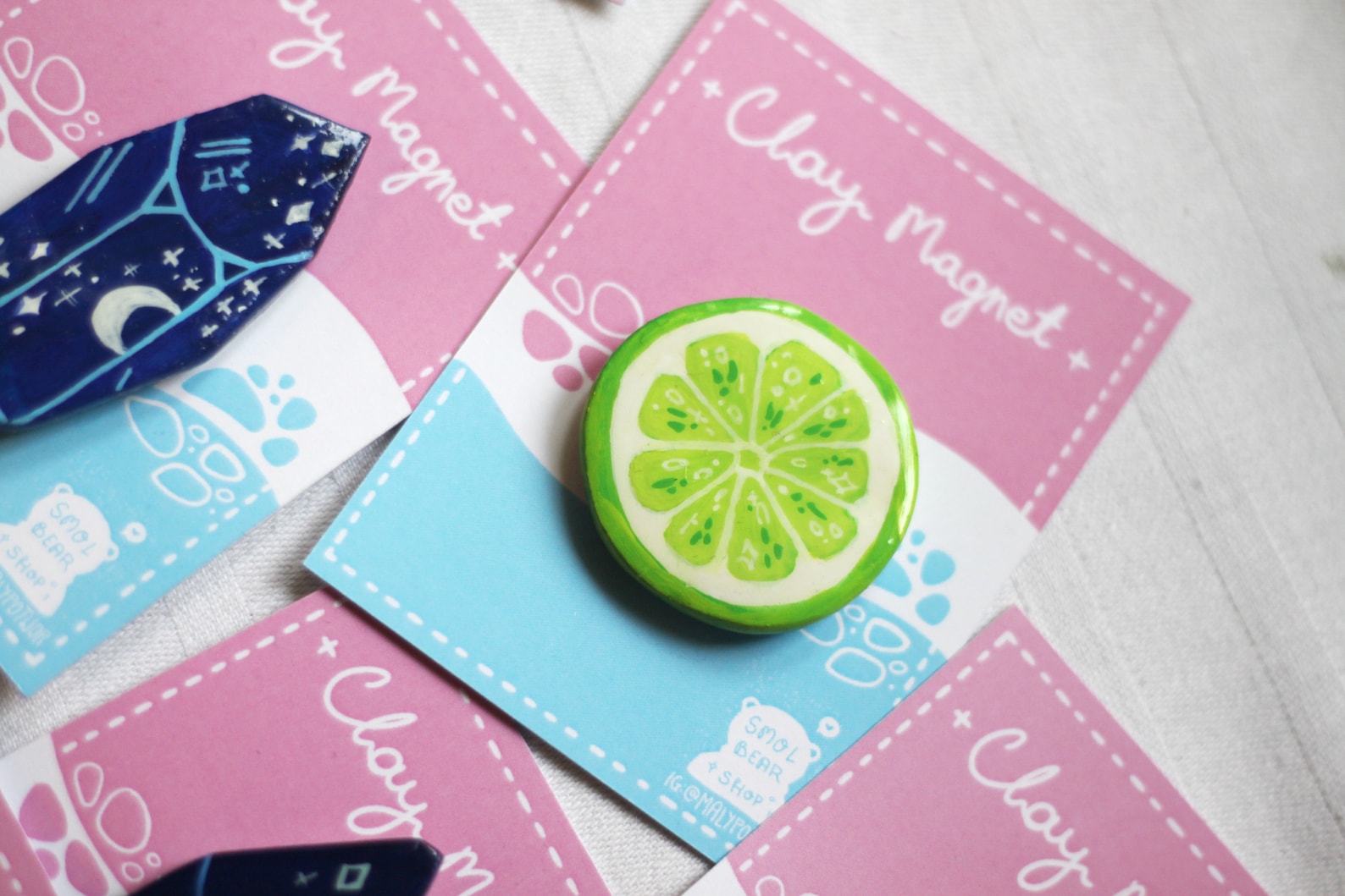 Cute Handmade Clay Magnet / Magnes - Etsy
