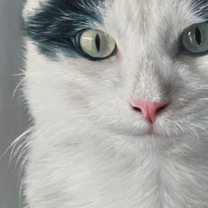 Custom Painting for Your Cat, Cat Portrait From Photo, Pet Oil Painting ...