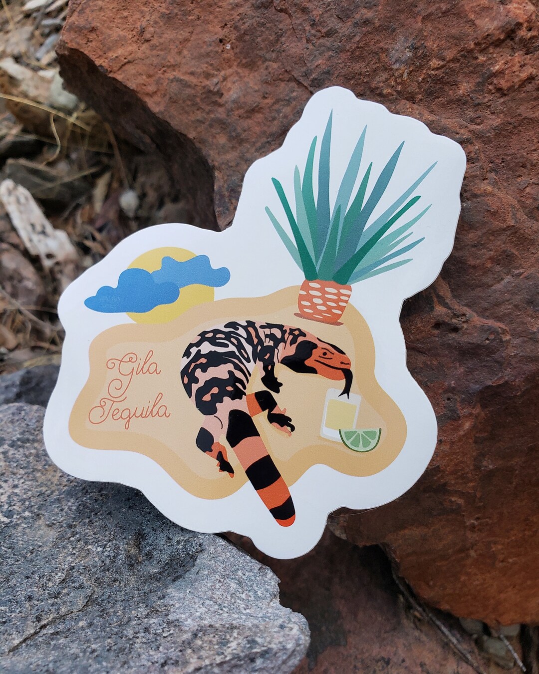 Gila Tequila Sticker - Etsy