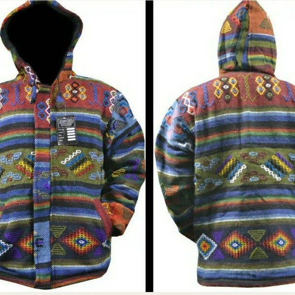 Mens Aztec Coat - Etsy UK