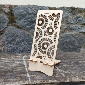Phone Stand. Mobile Holder. Design 1. Drawing for 3 Mm Material - Etsy