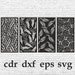 Panels Big Set 15. Panel Leafs. Vector Files Cdr, Dxf, Eps, Svg - Etsy