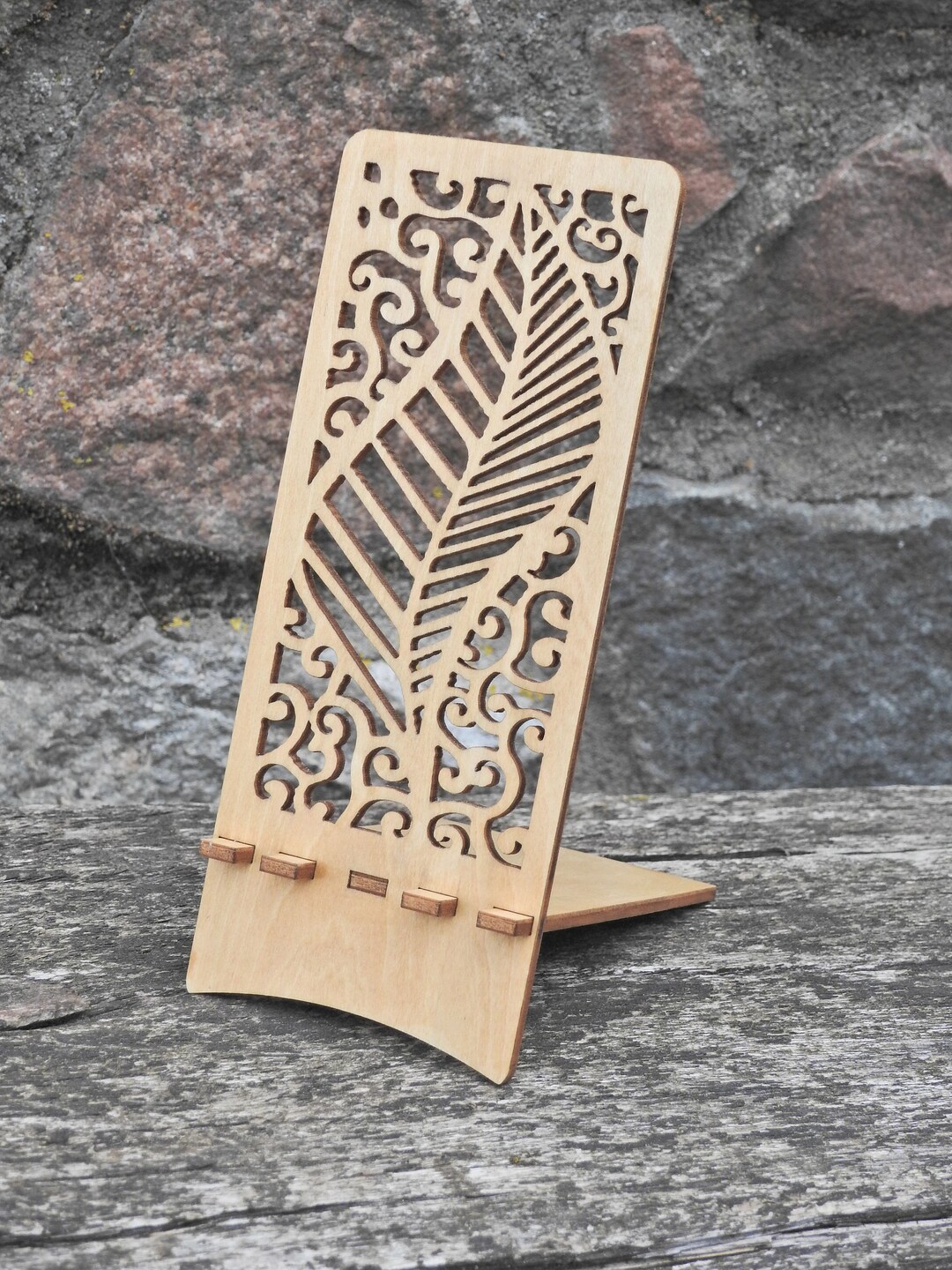 Phone Stand. Mobile Holder. Design 2. Drawing for 3 Mm Material - Etsy