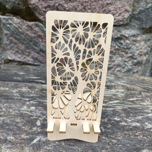 Phone Stand. Mobile Holder. Design 6. Drawing for 3 Mm Material - Etsy UK