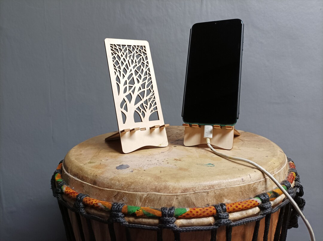Phone Stand. Mobile Holder. Design 5. Drawing for 3 Mm Material - Etsy