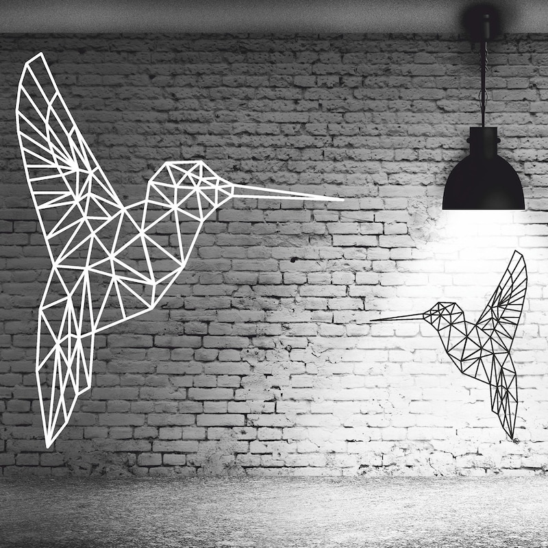 Geometric Bird - Etsy