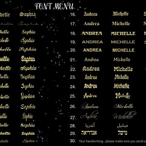 14K Gold Crystal Personalized Name Necklace / Diamond Name - Etsy