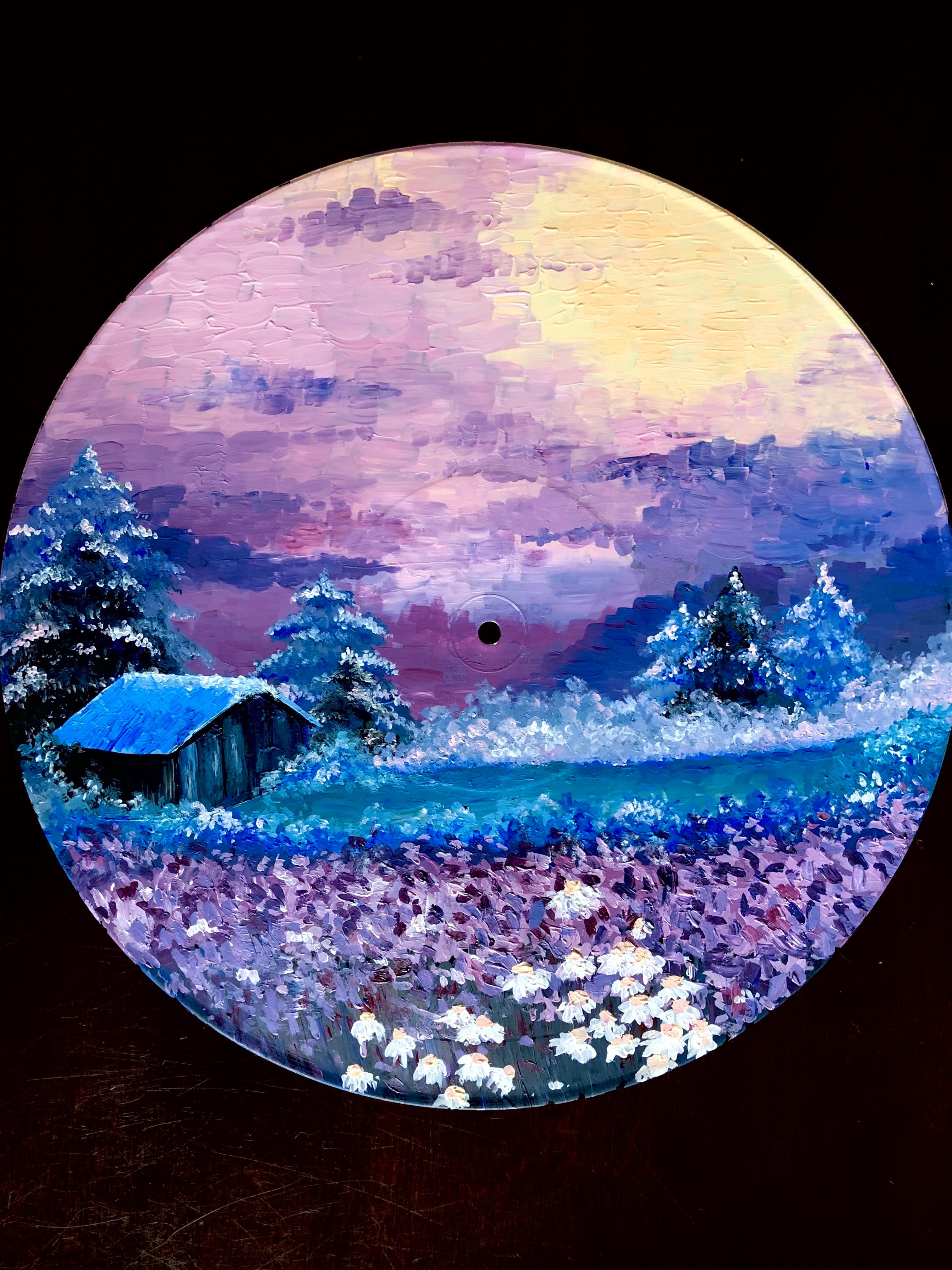 CUSTOM 12” Vinyl Record Painting - Etsy