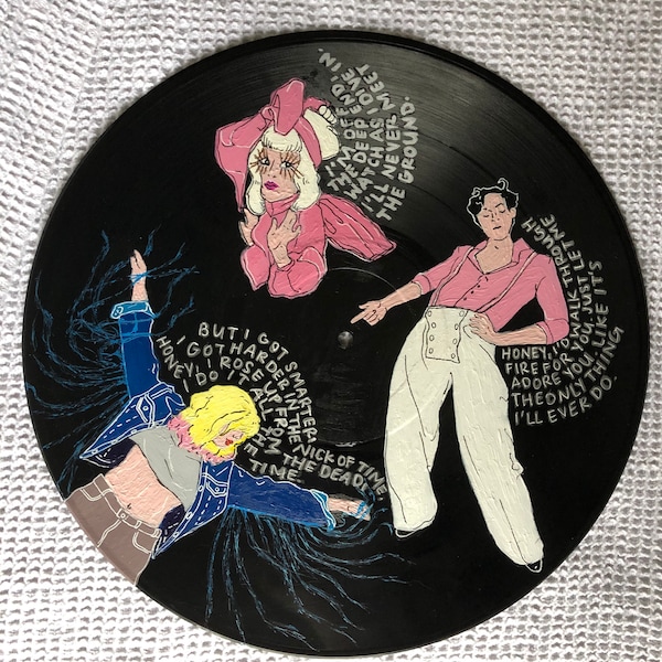 Record Painting - Etsy