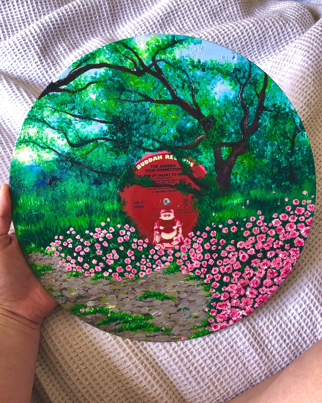 CUSTOM 12” Vinyl Record Painting - Etsy