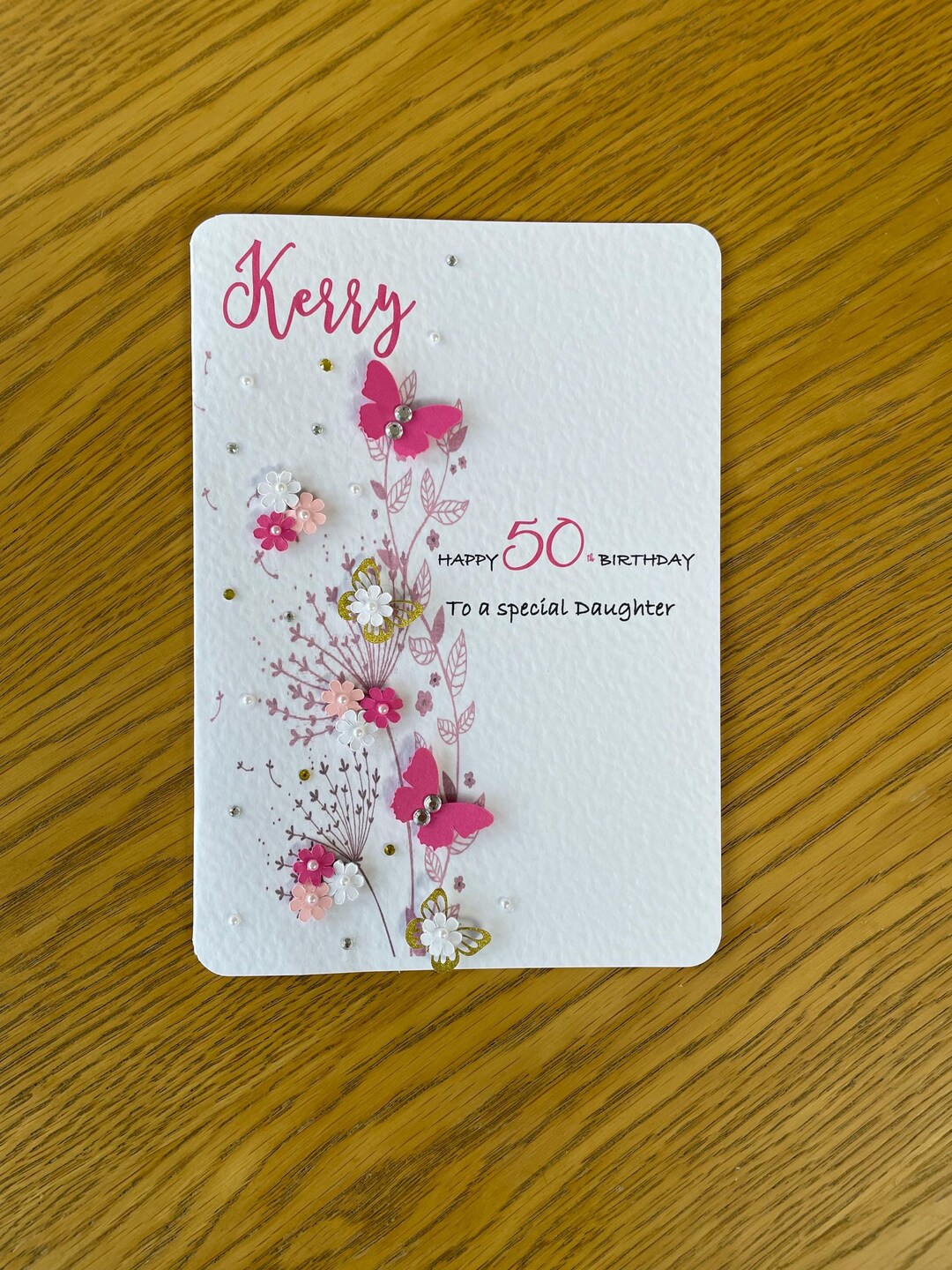 DAUGHTER 50TH Birthday Card - Etsy