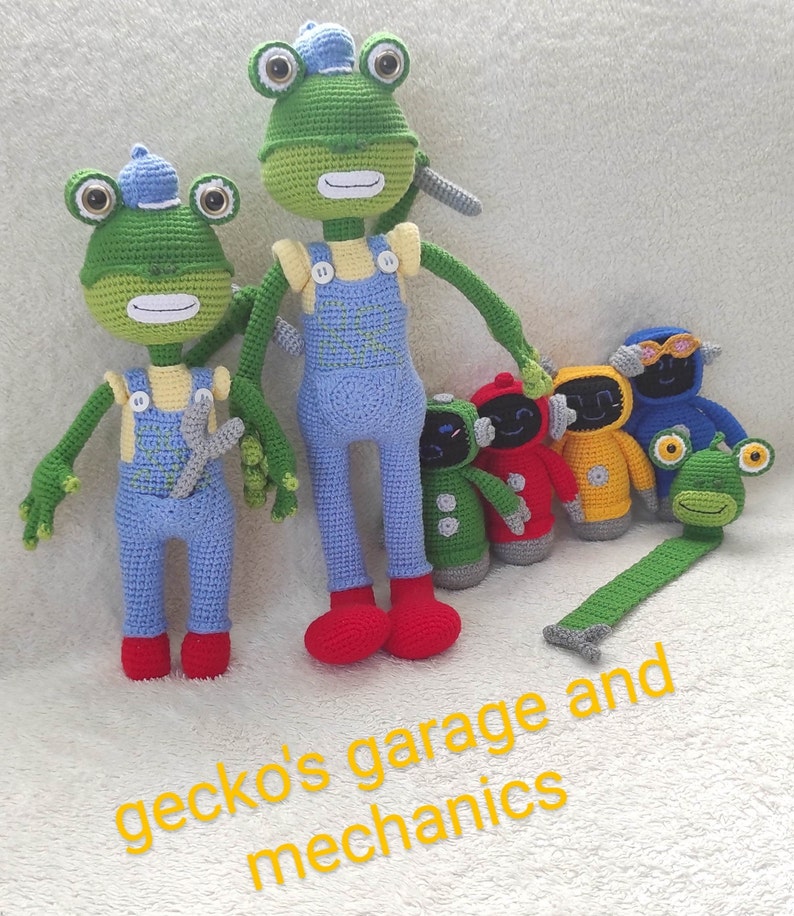 Gecko's Mechanicals, Gecko's Garage Inspired Fan-made Crochet Dolls ...