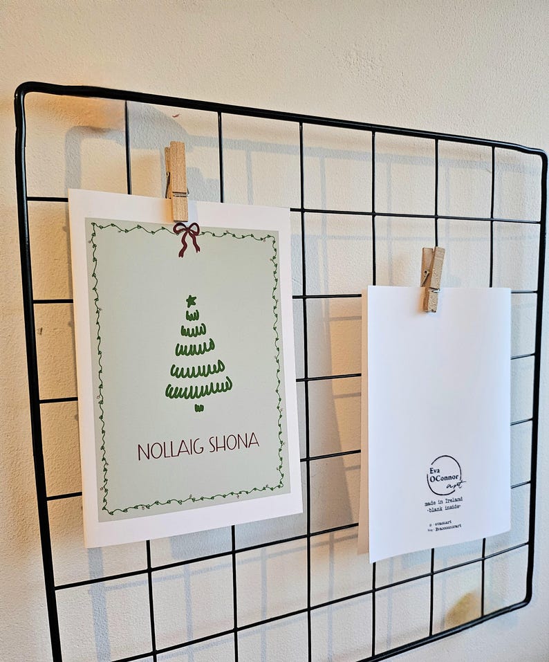 Irish Language 'nollaig Shona' Christmas Card Type A - Etsy