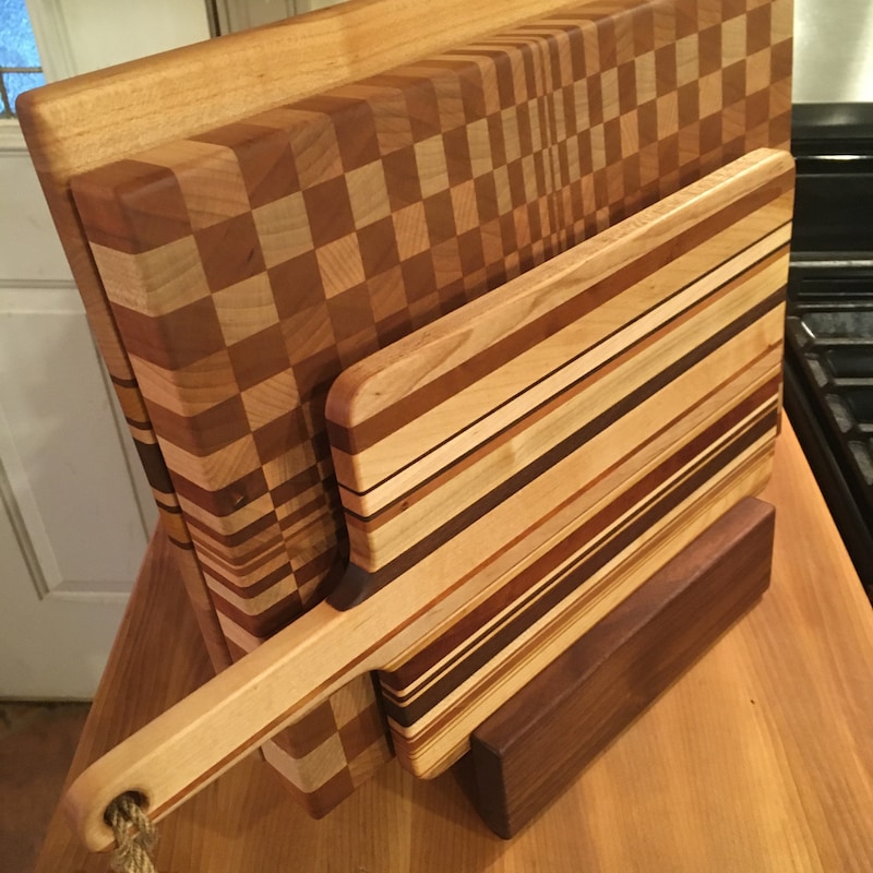 Cutting Board Storage Shelf - Etsy