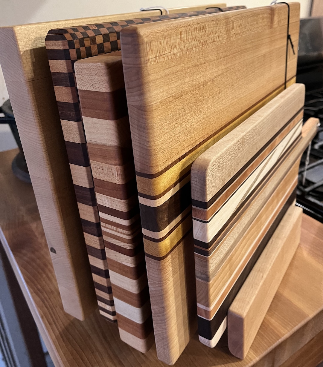 Adjustable Cutting Board Stand - Holds up to 5 Boards - Etsy