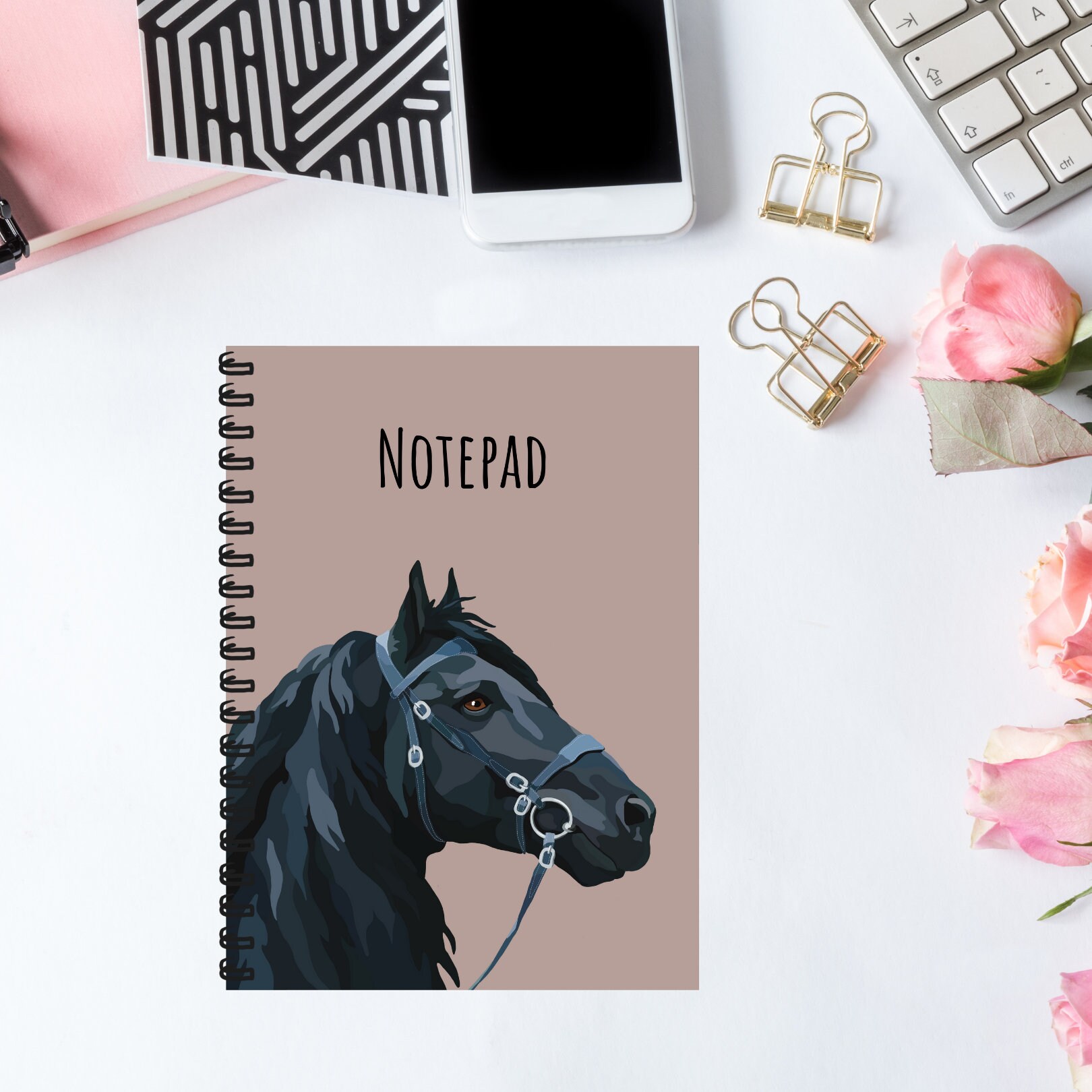 Paper Notepads Spiral Bound Farm Animal Design School Book A5 British ...