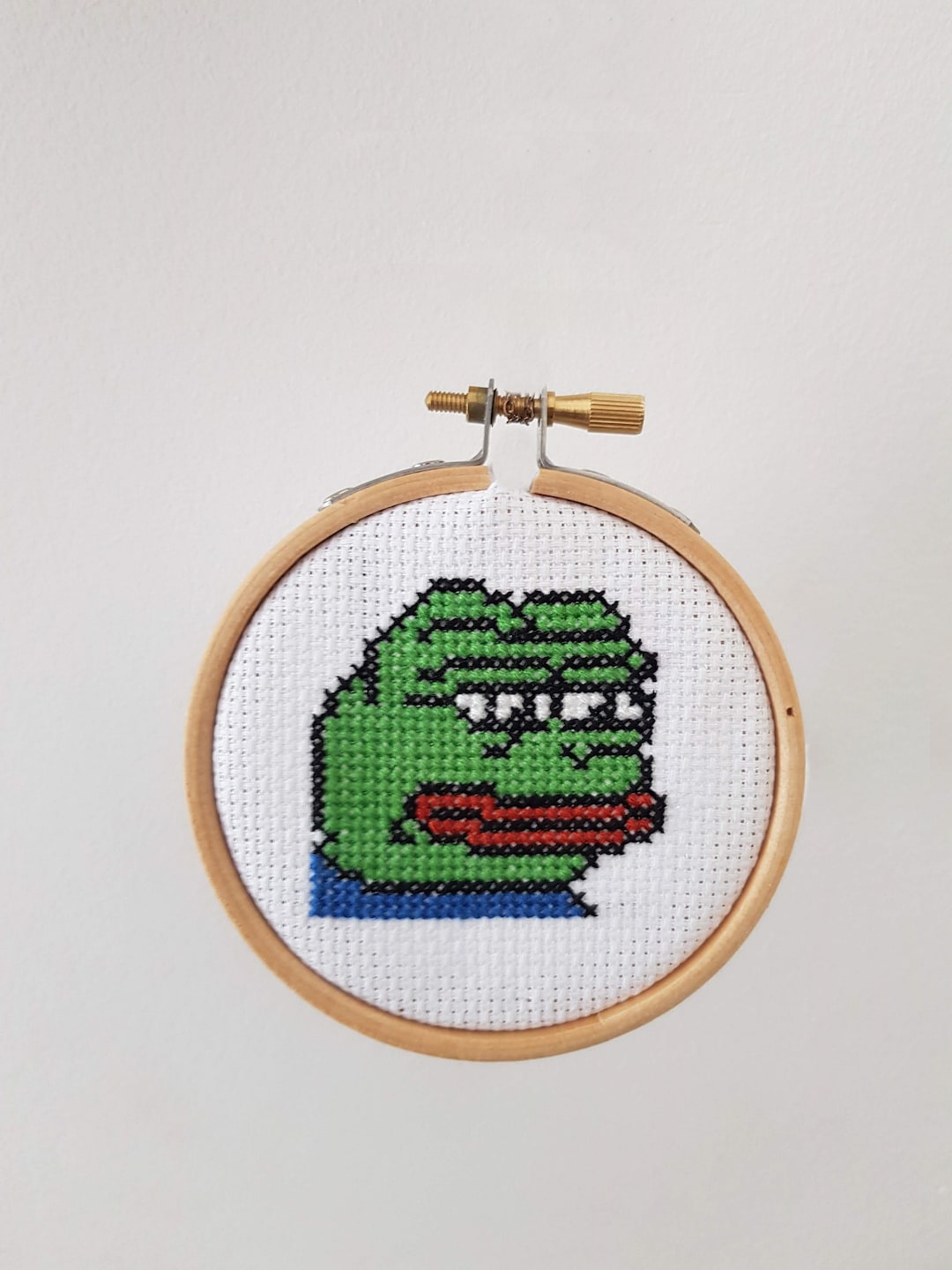 Pepe the Frog Meme Cross Stitch PATTERN ONLY - Etsy