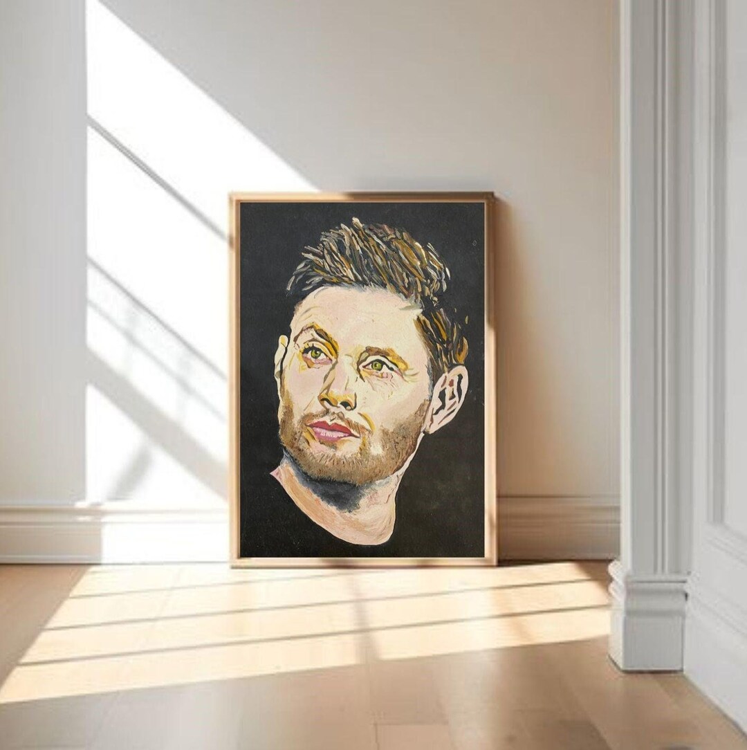 DEAN - CELEBRITY Oil Painting Portrait Luxury One of a Kind - Etsy