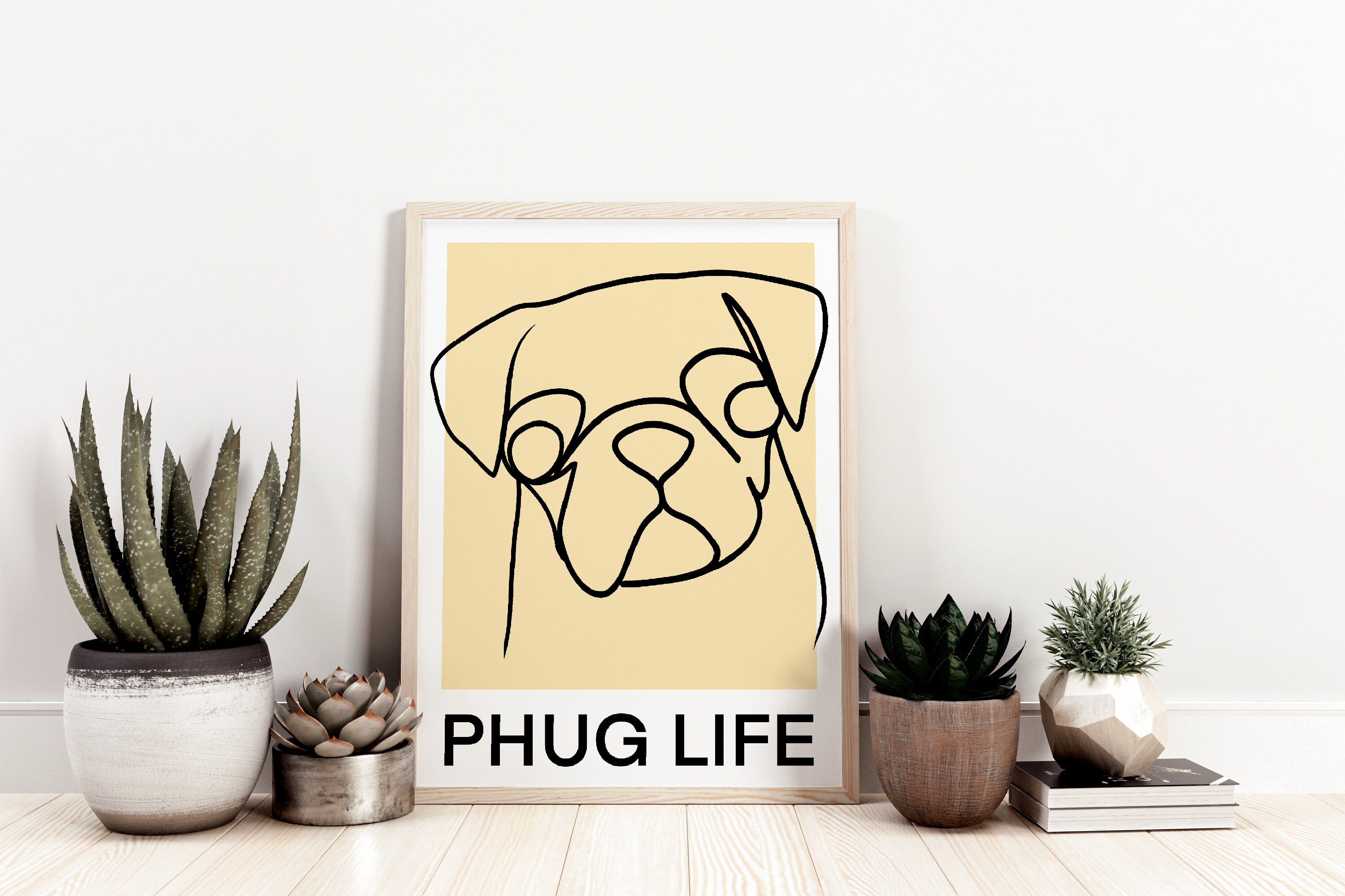 Pug Life Drawing Pug Dog Art Thepugpainter