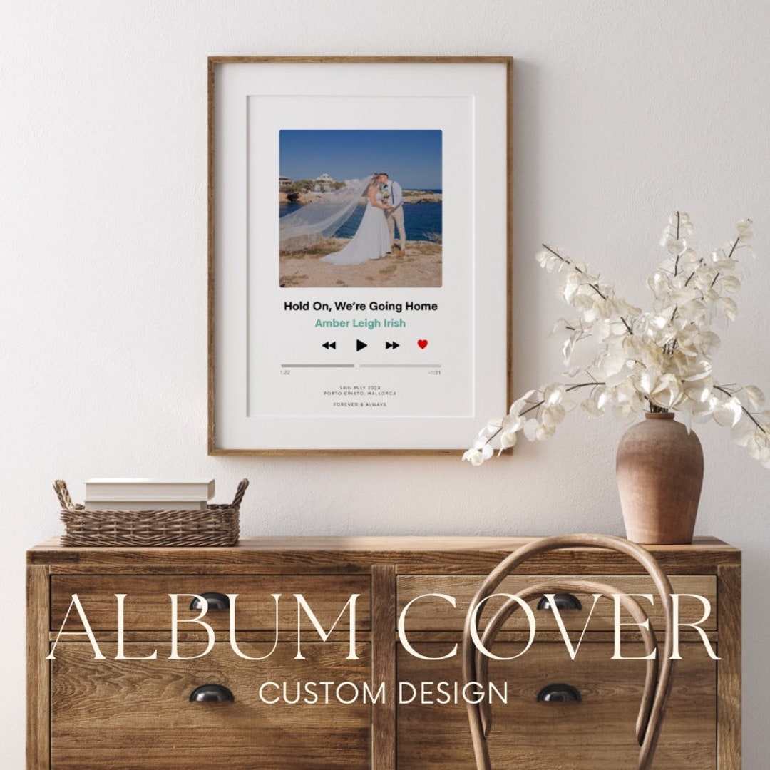 Custom Album Cover Print Valentines Day music Print Our Song ...