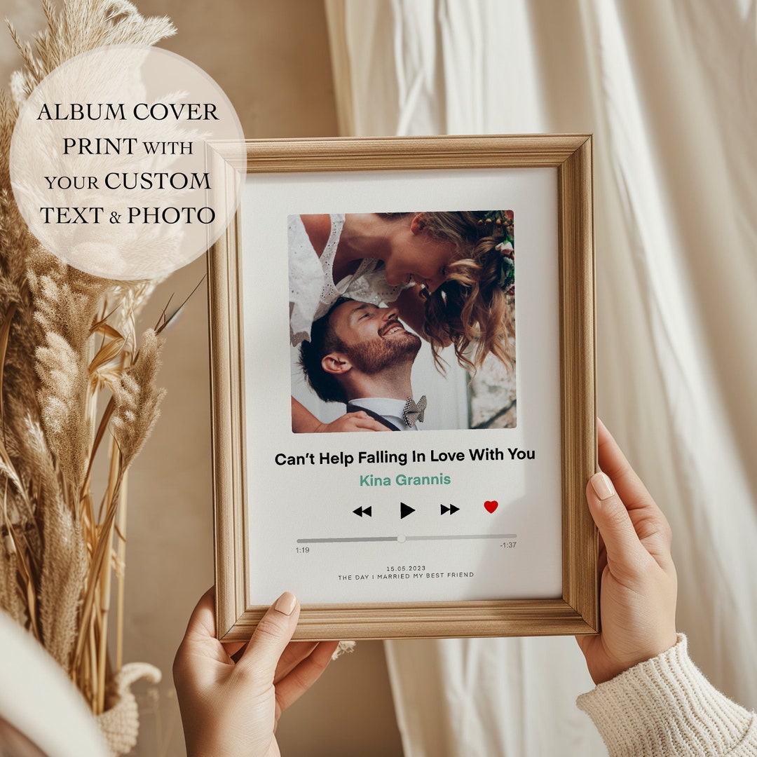 Custom Album Cover Print | Valentines Day |music Print | Our Song ...