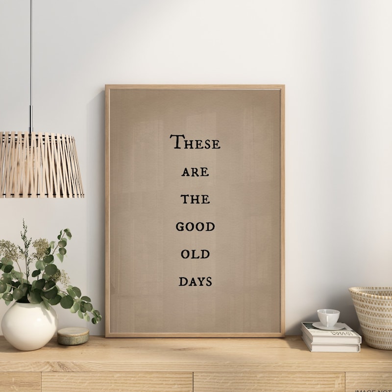 The Good Old Days - Etsy