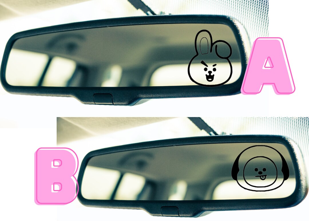 BT21 Inspired Mirror Decals BTS Decals Car Decor - Etsy