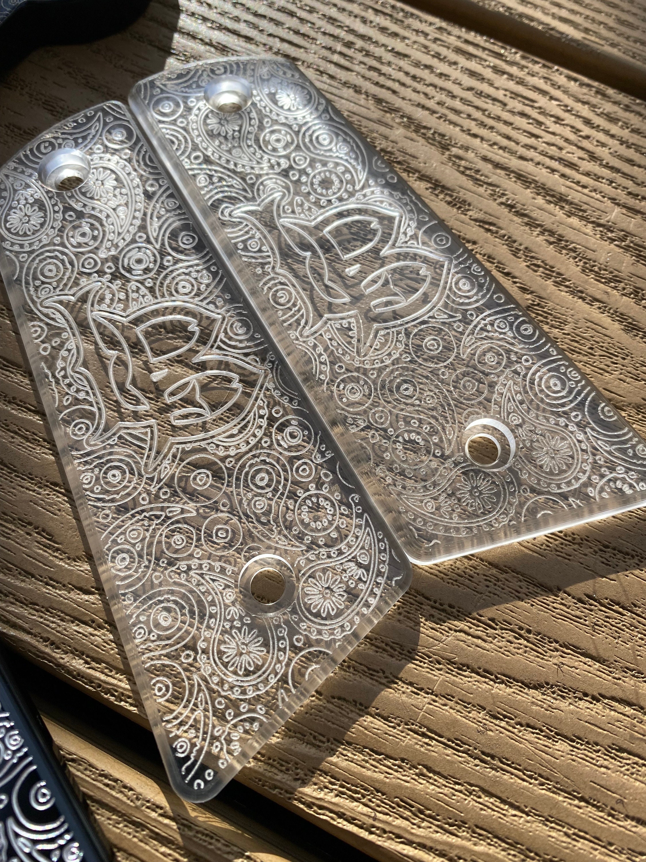 Mexican Silver 1911 Grips