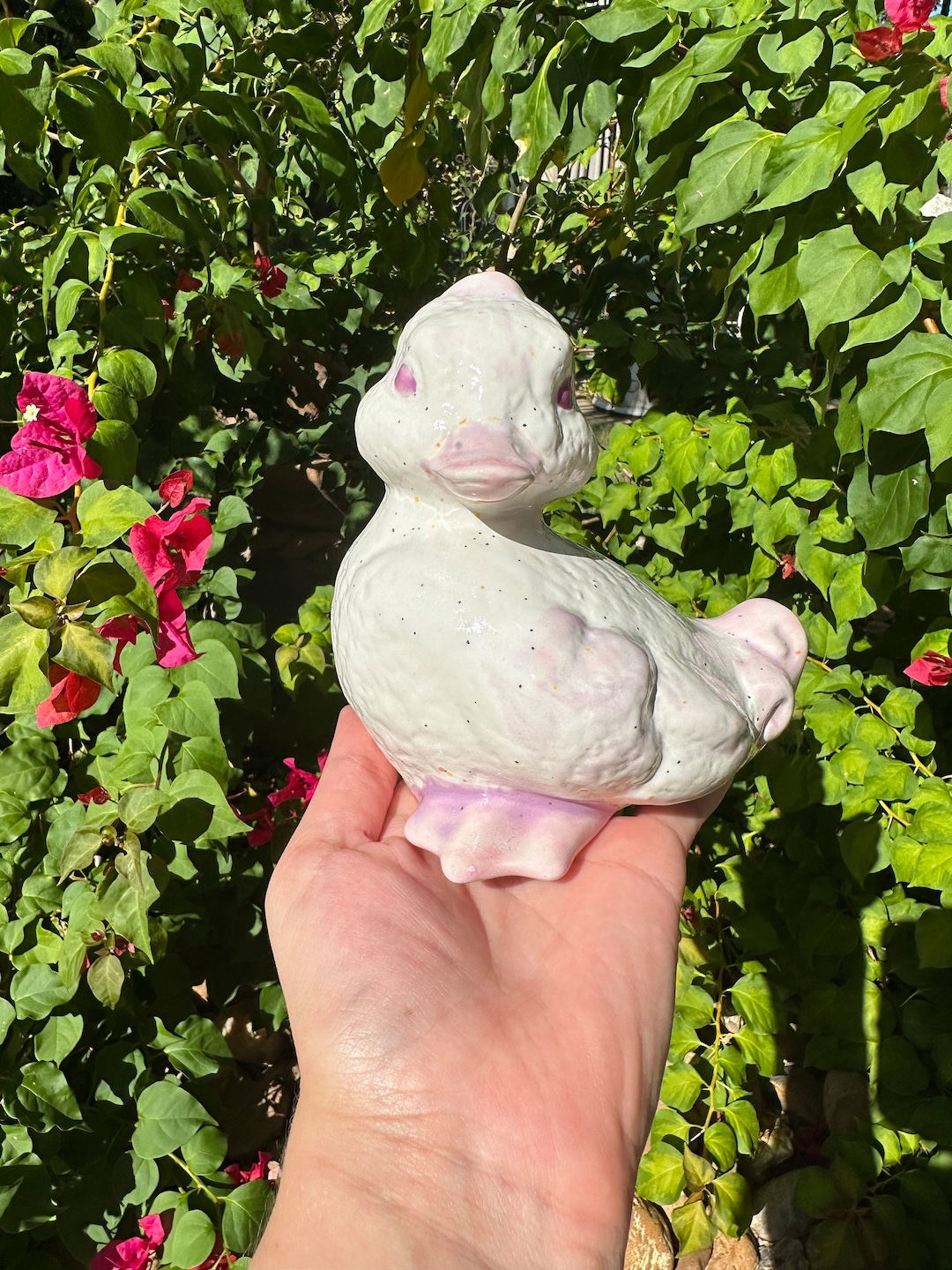 Ceramic Ducks, Ceramic Ducklings, Clay Duck, Garden Decorations, Garden ...