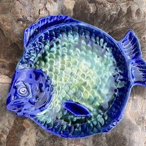 Fish Dish, Ceramic Fish Plate, Charcuterie Boards, Ceramic Charcuterie ...