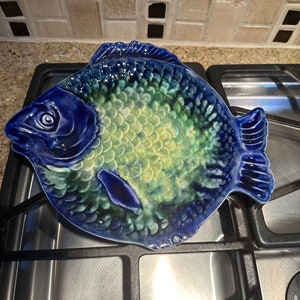 Fish Dish, Ceramic Fish Plate, Charcuterie Boards, Ceramic Charcuterie ...