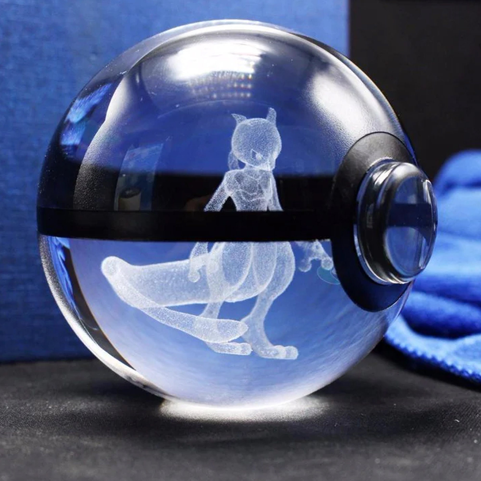 Pokemon Mewtwo Pokemon Mewtwo Pokeball Pokeball Crystal 5CM - Etsy