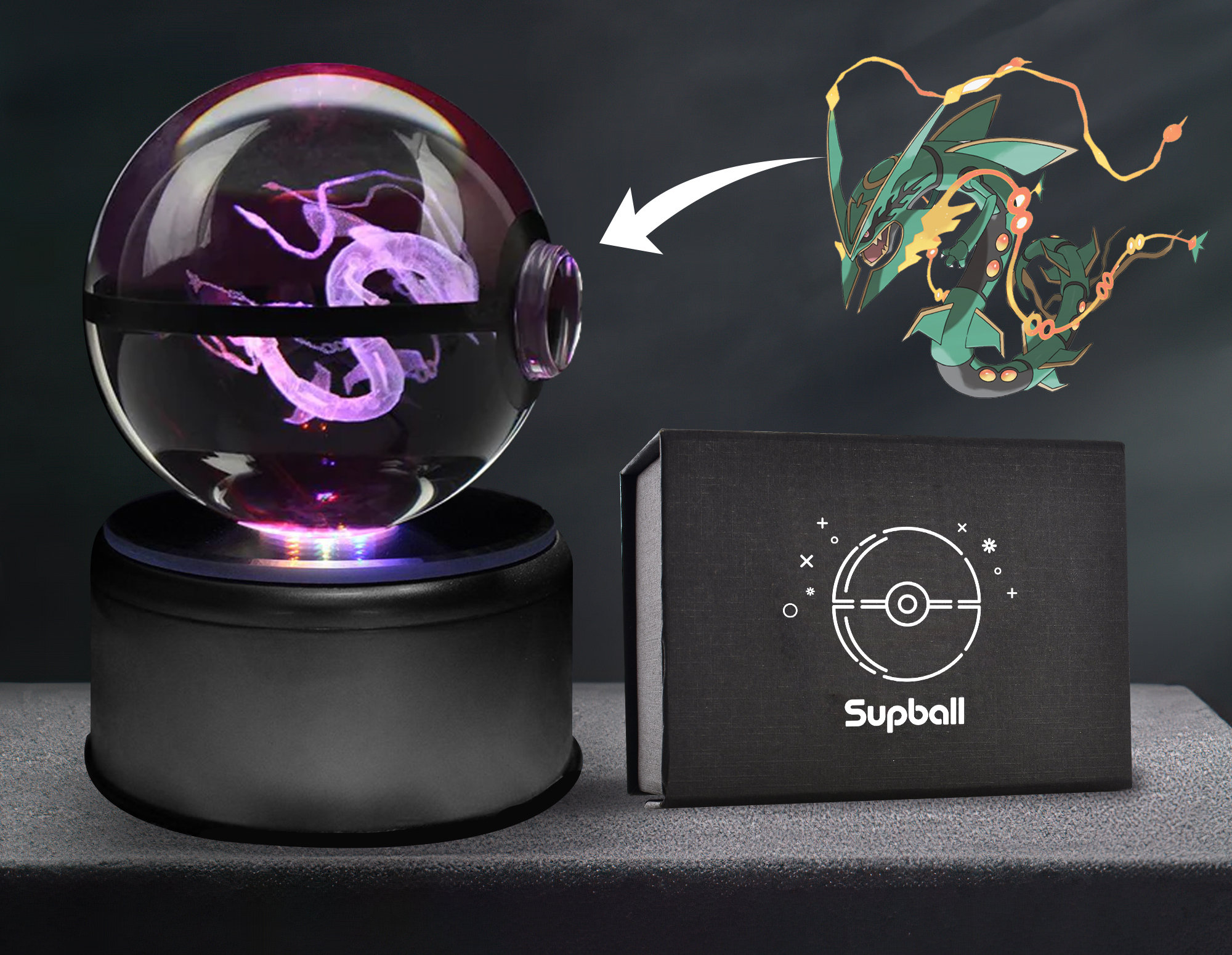 Pokemon Mega Rayquaza Pokemon Mega Rayquaza Pokeball - Etsy