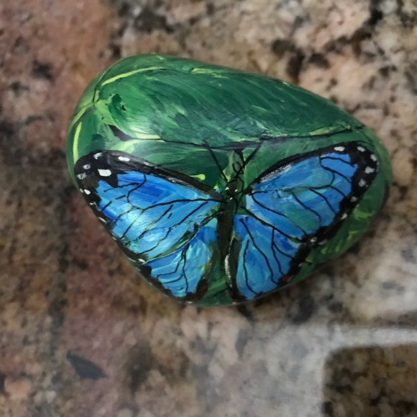 Rock Painting Butterfly - Etsy