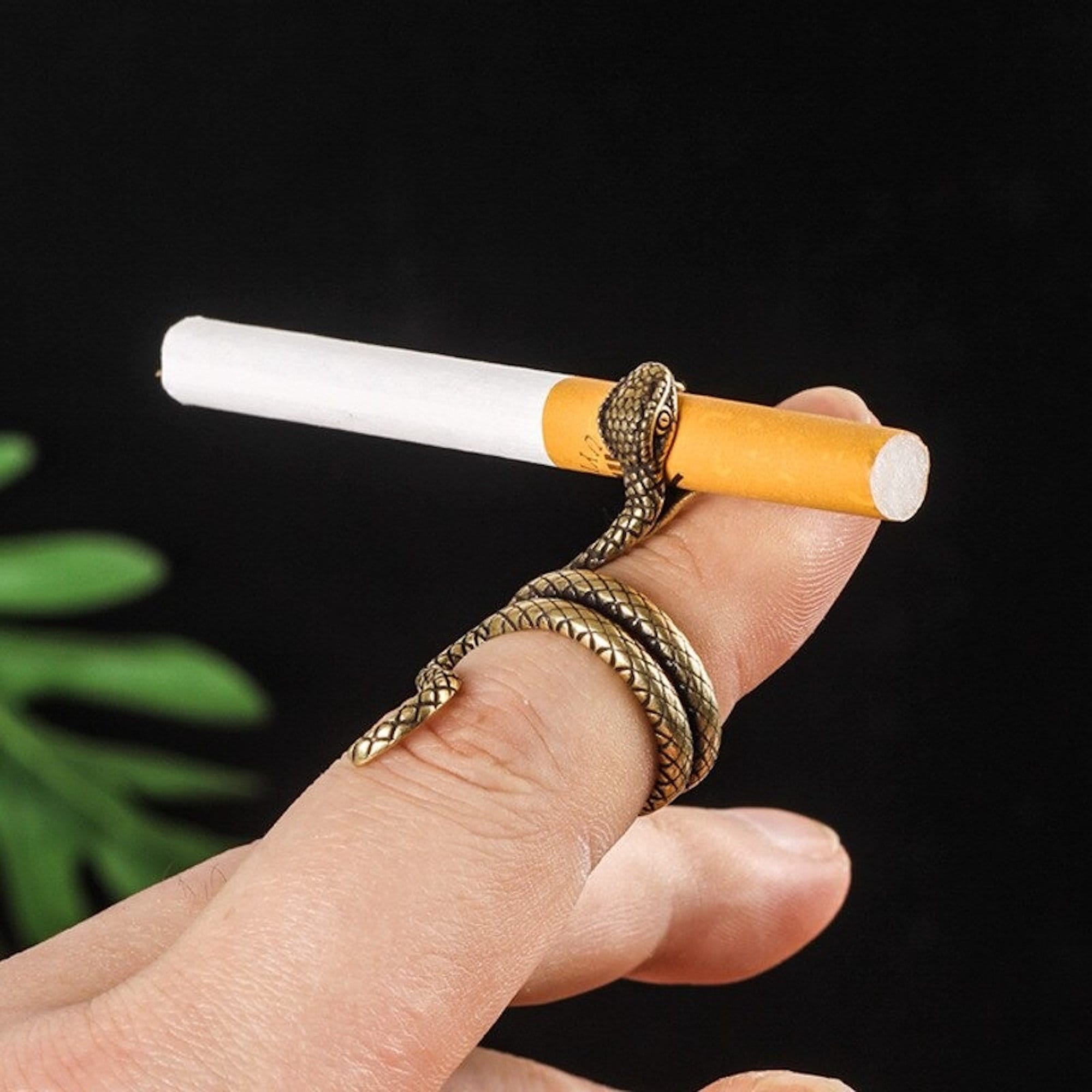 Creative Metal Finger Clip Cigarettes Holder Ring Rack Vintage | Etsy