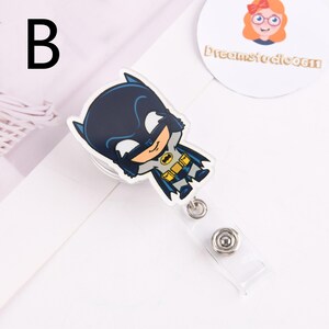 Clearance Spiderman/faceless Man/batman Anime Badgenurse - Etsy