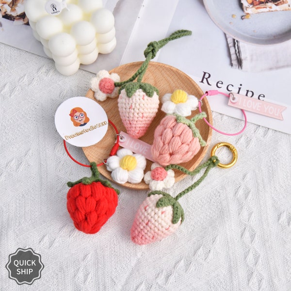 Cute Crochet Key Rings - Etsy