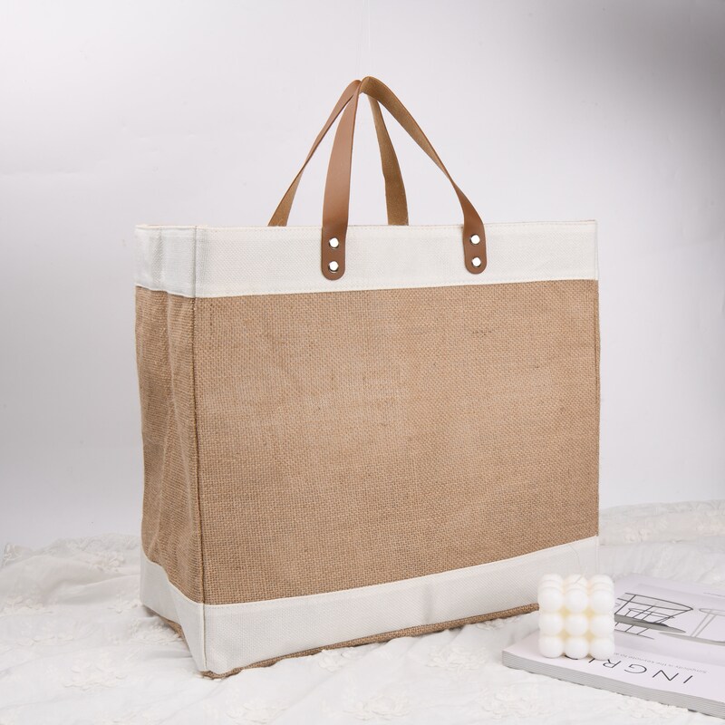 Jute Tote Bag - Etsy