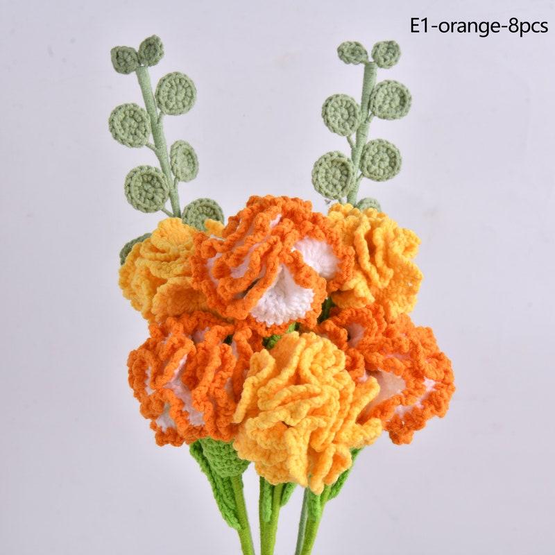 Crochet Flower Carnations - Etsy