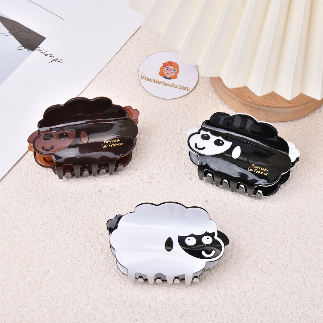 Cute Sheep Hair Clip, Acetate Hair Clip, Lovely Fairy Hairpin,korean ...