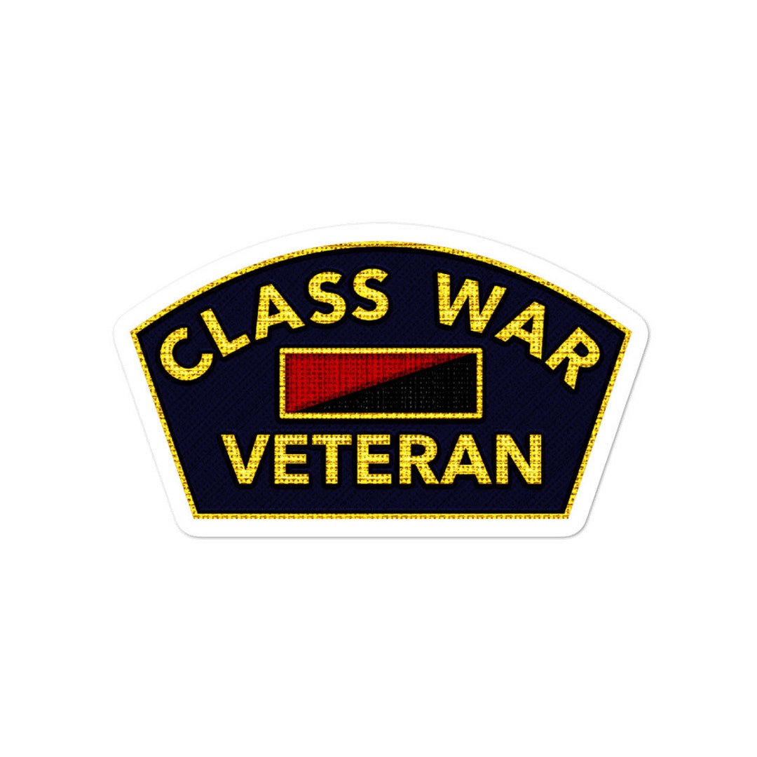Class War Veteran Sticker - Etsy