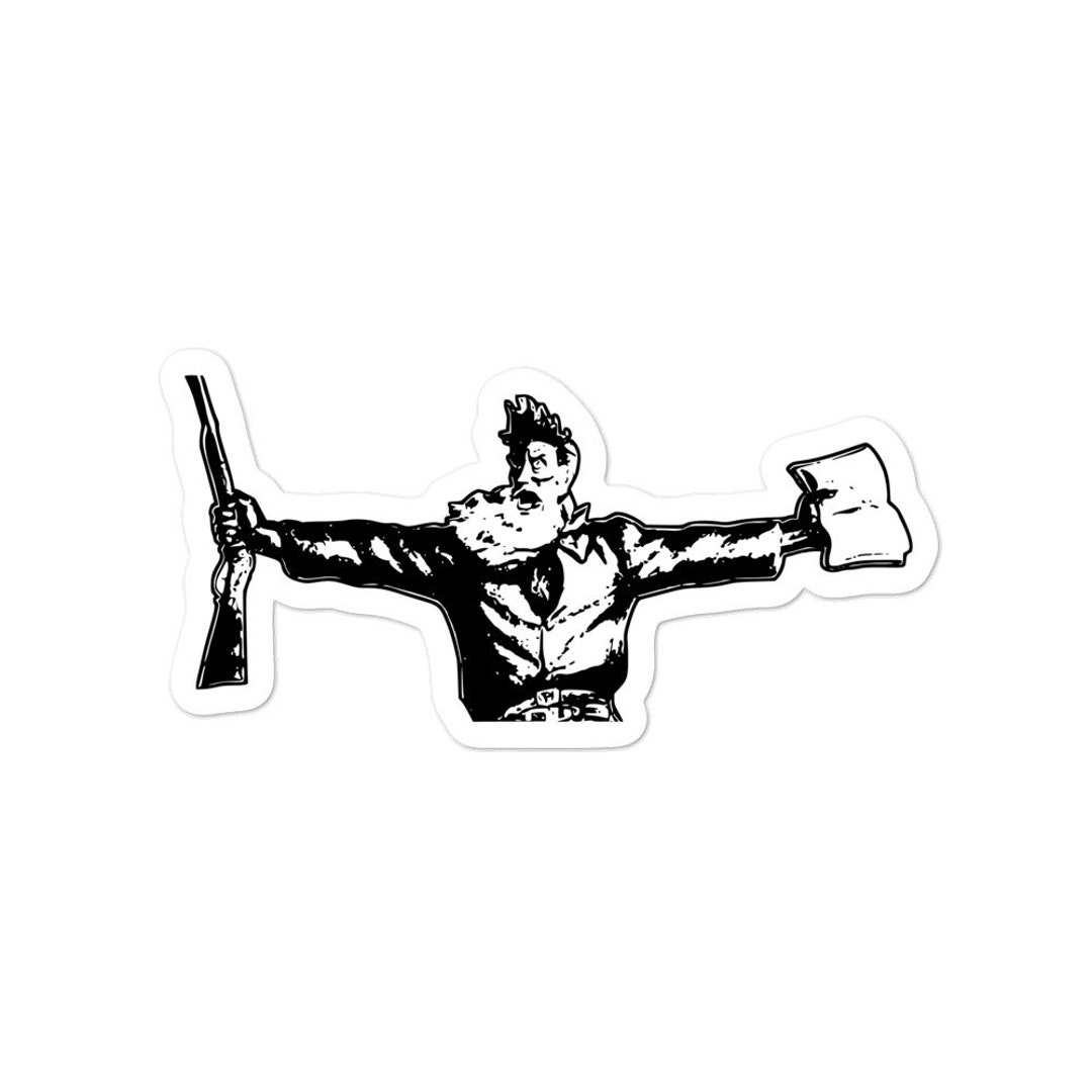 John Brown Sticker - Tragic Prelude - Etsy