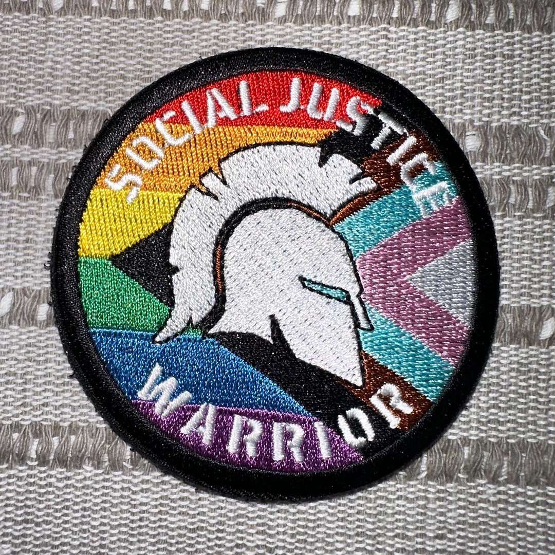 Social Justice Warrior Morale Patch - Etsy