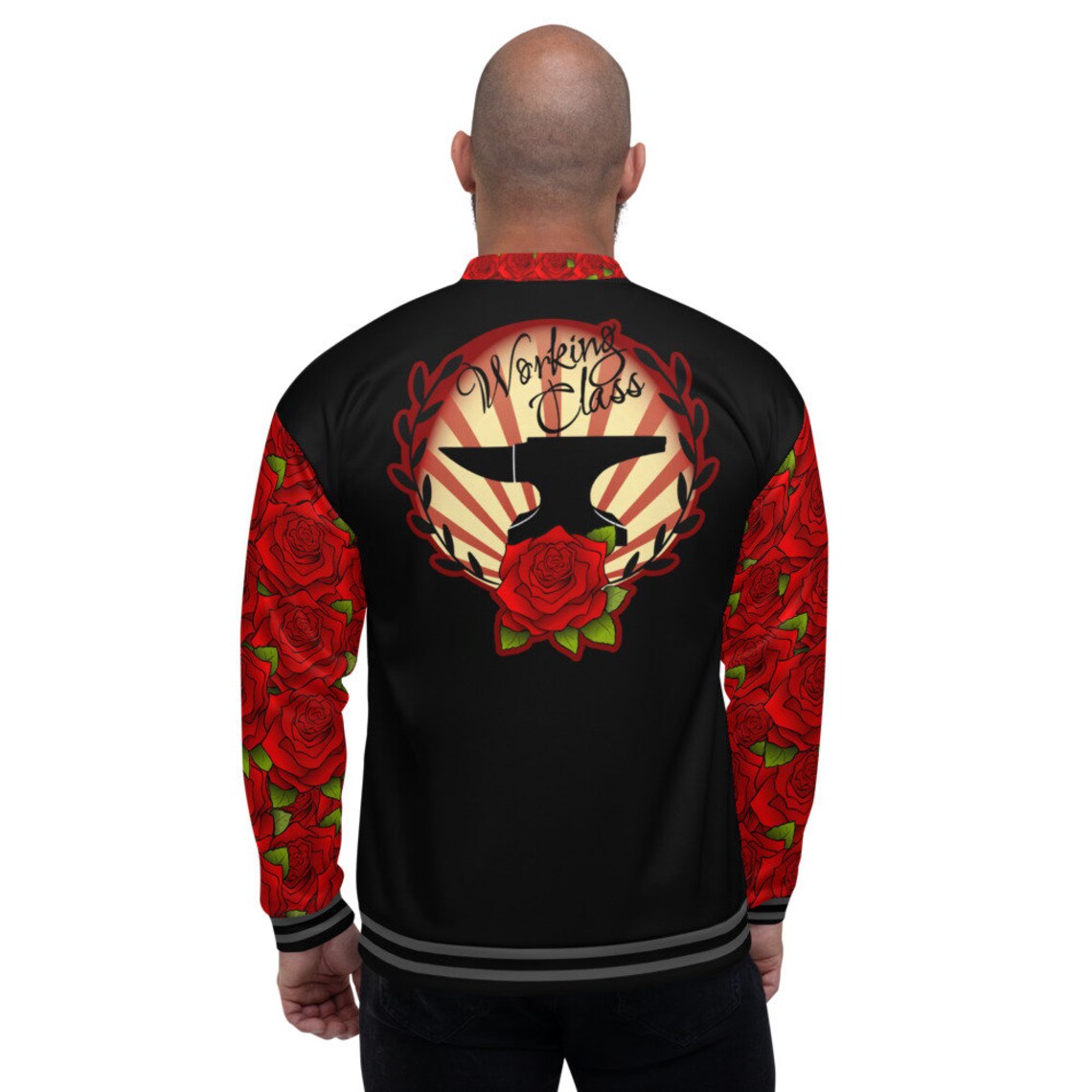 Iron & Roses Jacket Working Class Socialist Antifa DSA Iron | Etsy