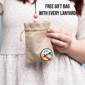 Groovy Sparkly Lanyard Personalized Lanyard for Badge 80's Lanyard ...