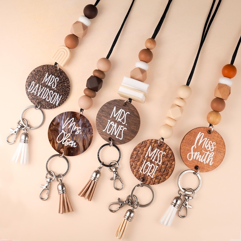 Lanyard Teacher Holder - Etsy