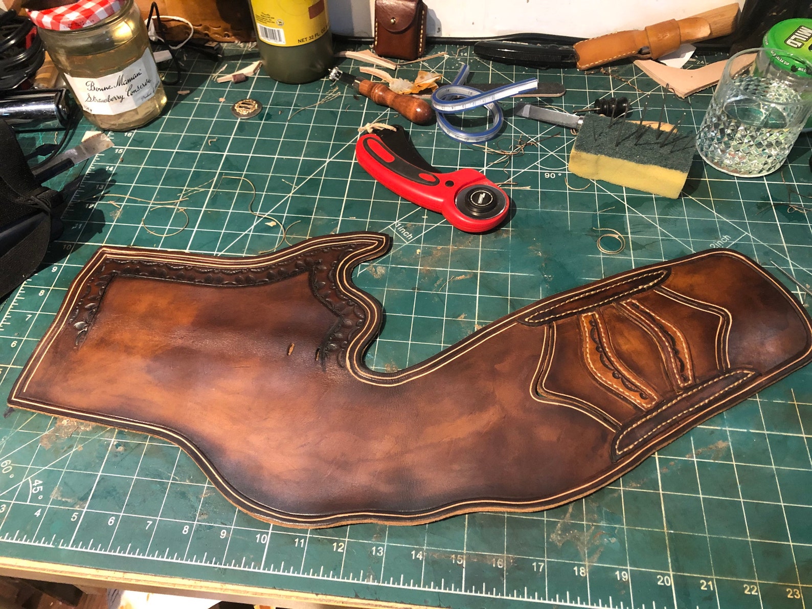 Western 7 1/2 revolver Holster pattern in pdf format | Etsy